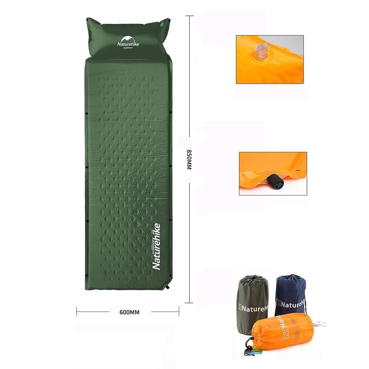 Naturehike Ultralight Şişme Kamp Matı | 185*60*2.5 cm